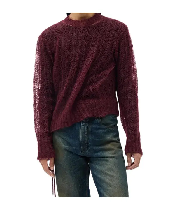 ANN DEMEULEMEESTER Open-knit Levar Sweater