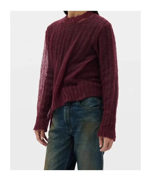 ANN DEMEULEMEESTER Open-knit Levar Sweater