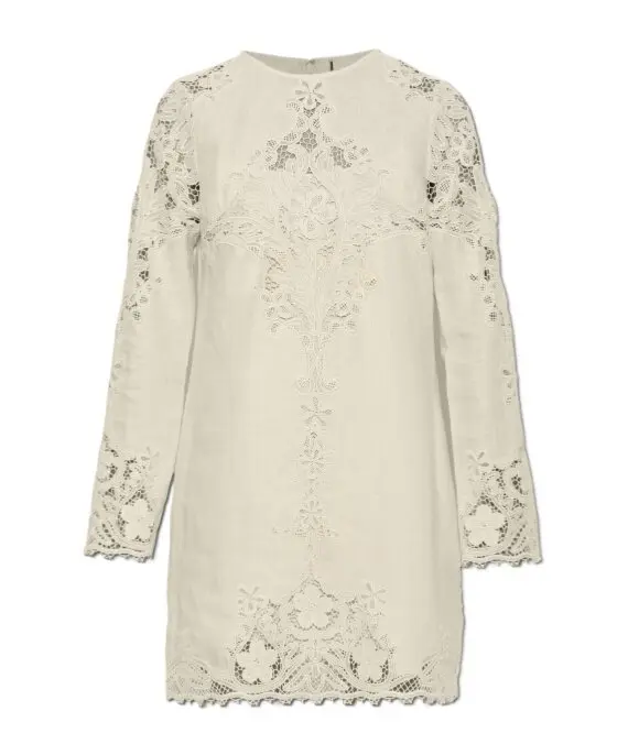 Ulla Johnson Long-sleeved Dress - Ivory