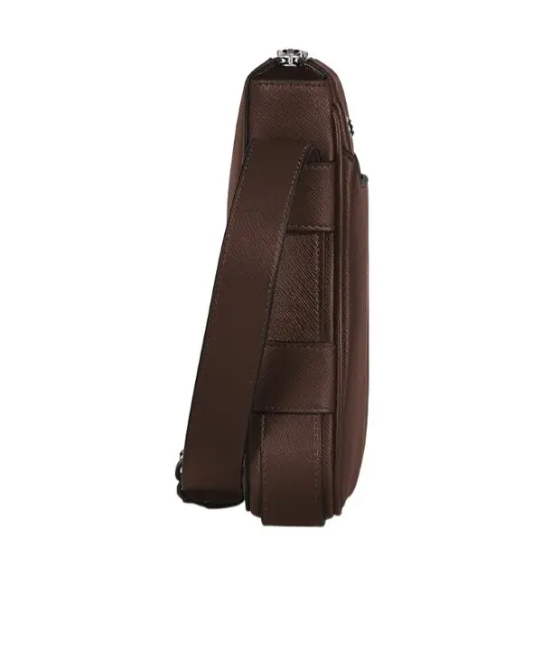 Montblanc Vertical Belt Messenger Bag In Sartorial Leather