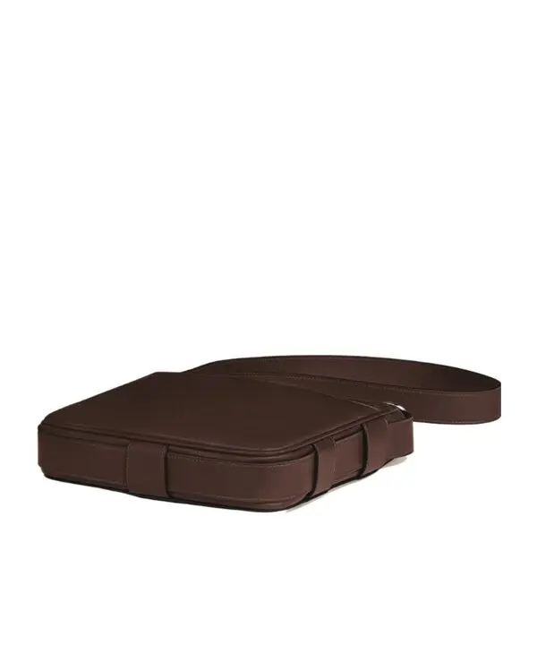 Montblanc Vertical Belt Messenger Bag In Sartorial Leather