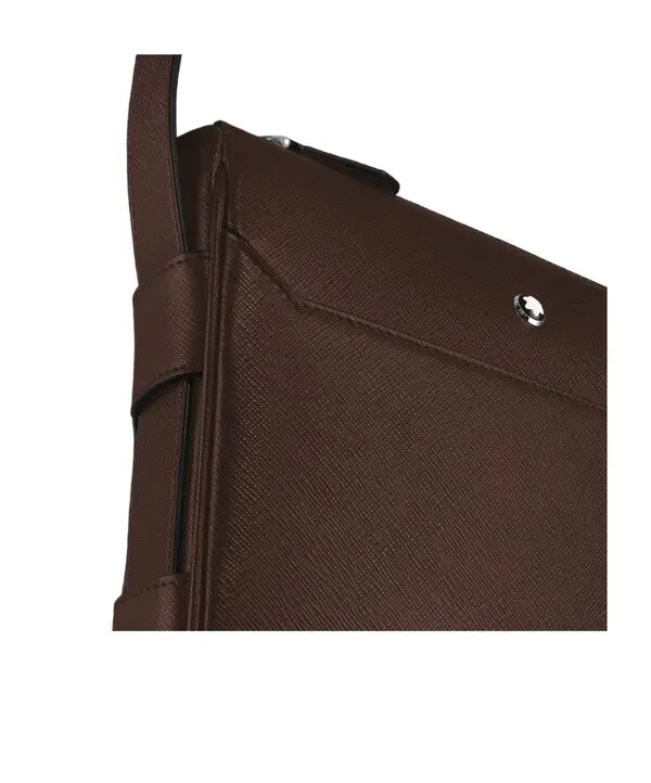 Montblanc Vertical Belt Messenger Bag In Sartorial Leather