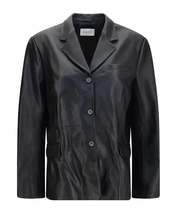 Magda Butrym Single-breasted Casual Jacket - Black