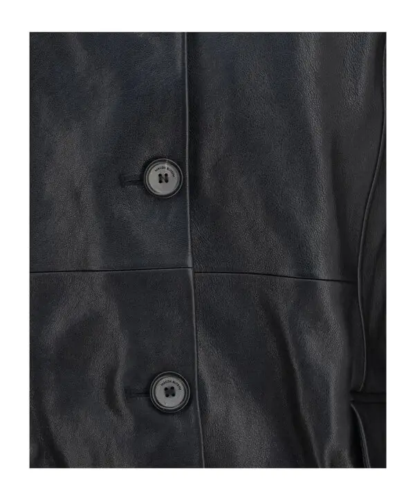 Magda Butrym Single-breasted Leather Blazer