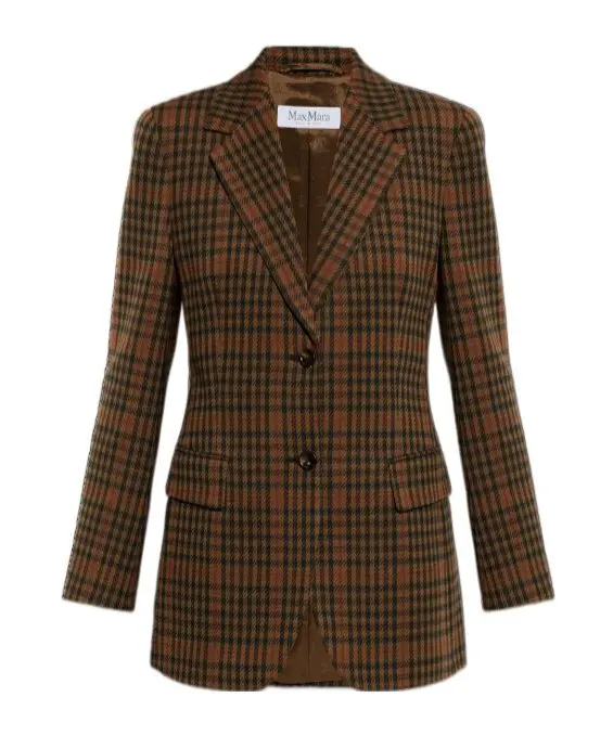 Max Mara Checked Blazer