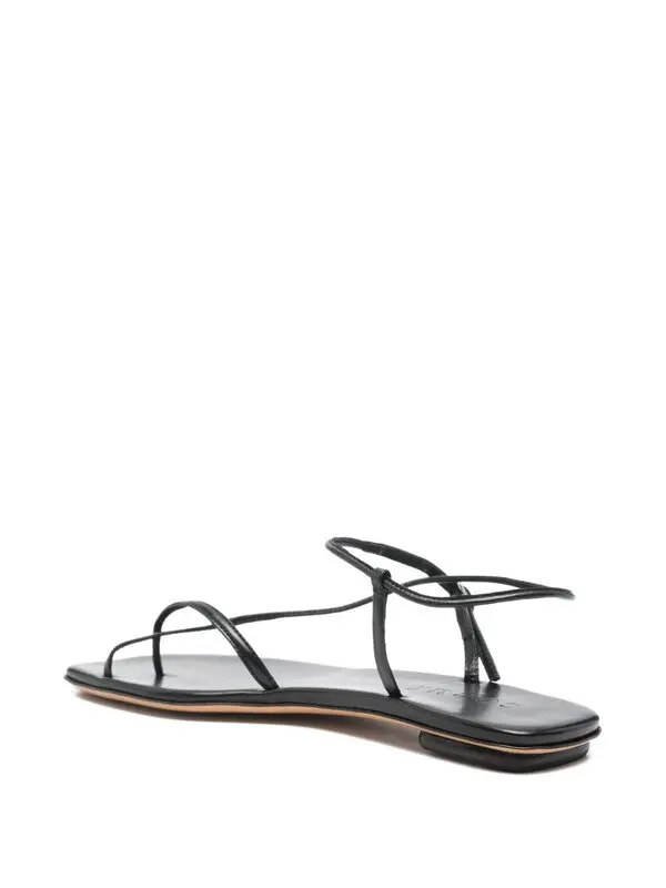 Soeur Flat Leather Sandals