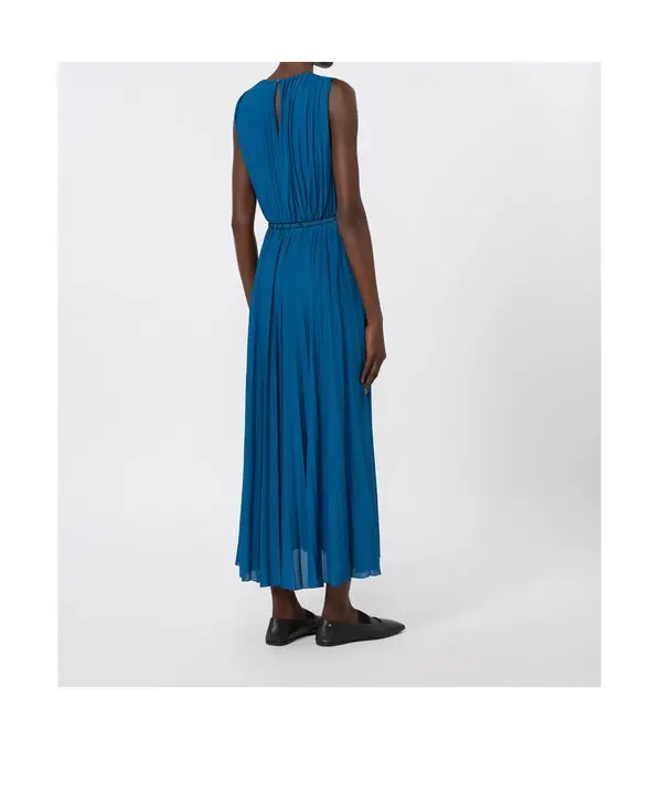 Max Mara Pleated Jersey Dress