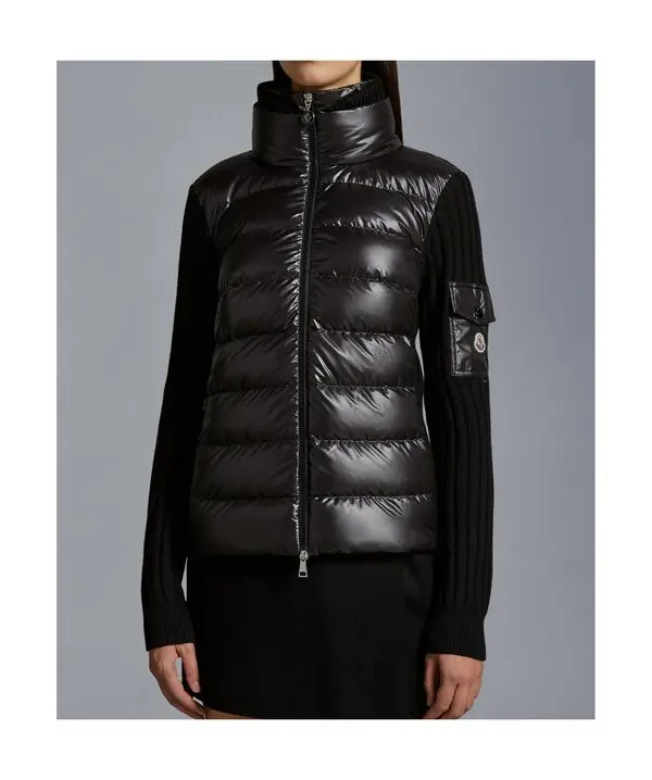 Moncler Panelled Zip-up Padded Jacket