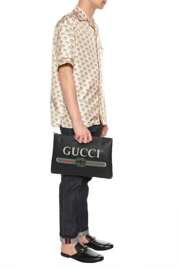 Gucci Logo Clutch