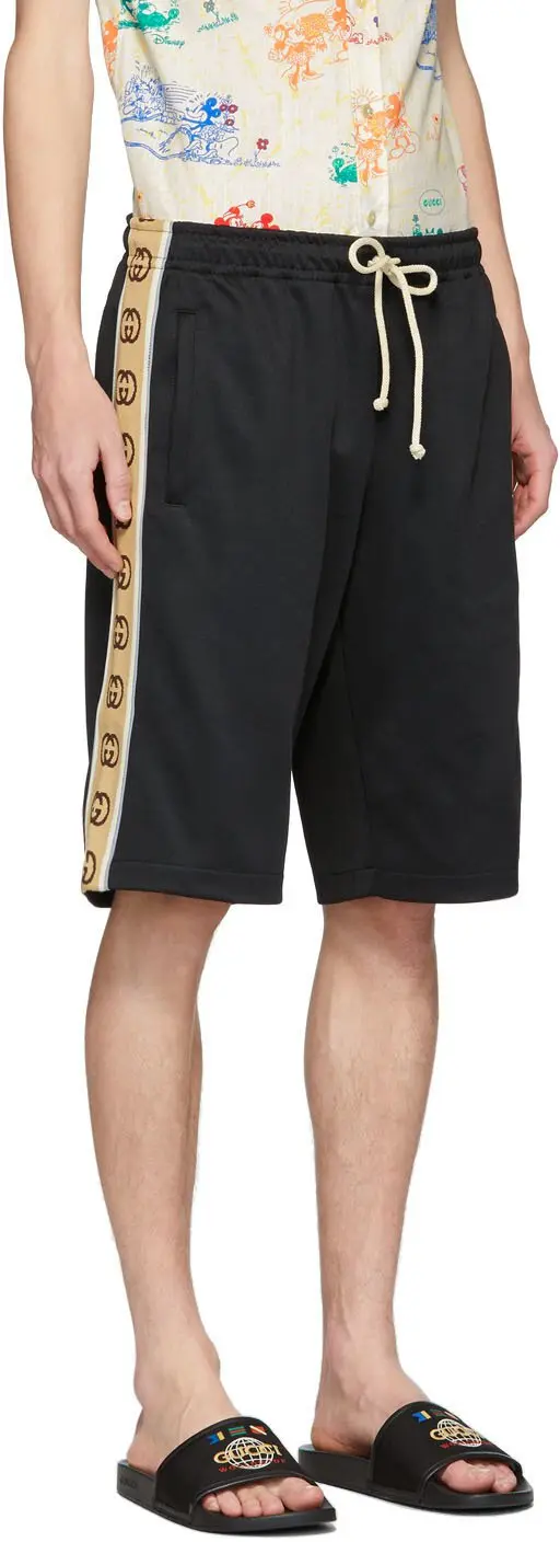 Gucci Gg Web-stripe Track Shorts