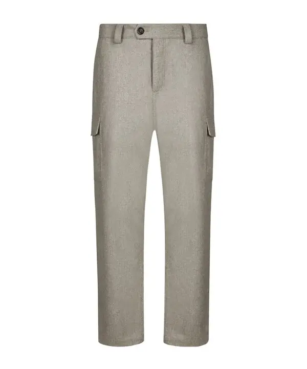 Brunello Cucinelli Casual Pants With Belt Loops - Gray