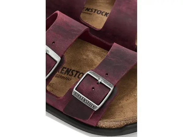 BIRKENSTOCK Arizona Ct Oiled Leather Sandals - Brown