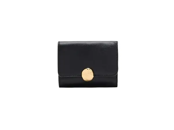 Madewell Organic Drop Trifold Wallet Wallet Handbags True - Black