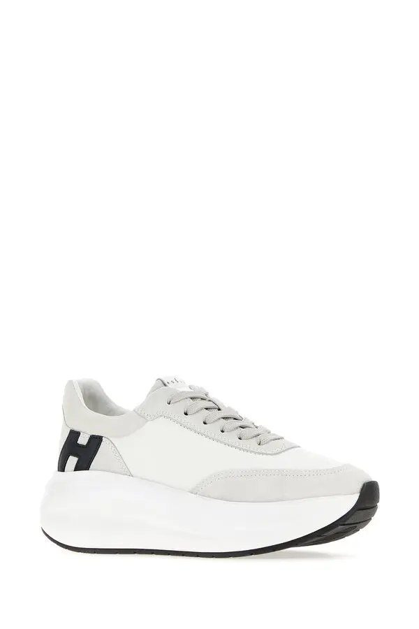 Hogan Two-tone Leather And Suede Maxi I Active Sneakers