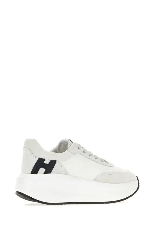 Hogan Two-tone Leather And Suede Maxi I Active Sneakers