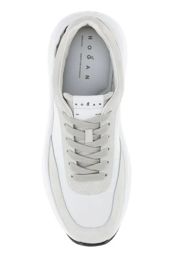 Hogan Two-tone Leather And Suede Maxi I Active Sneakers