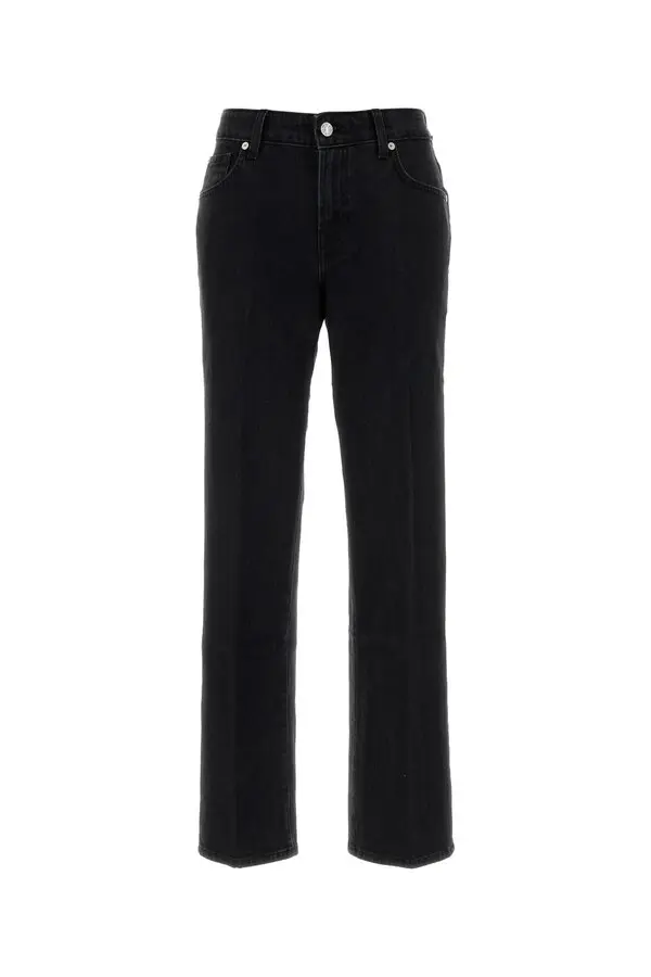 Seven For All Mankind Slate Stretch Denim Jeans - Black