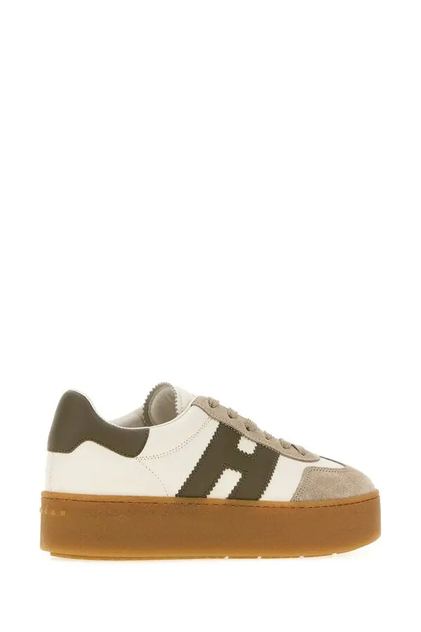 Hogan Multicolor Leather And Suede H698 Sneakers