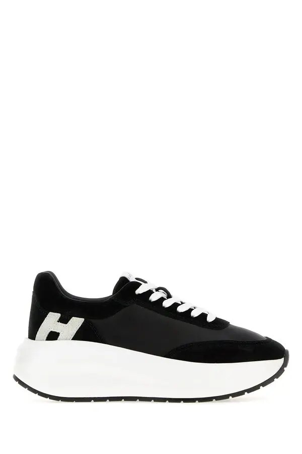 Hogan Leather And Suede Maxi I Active Sneakers