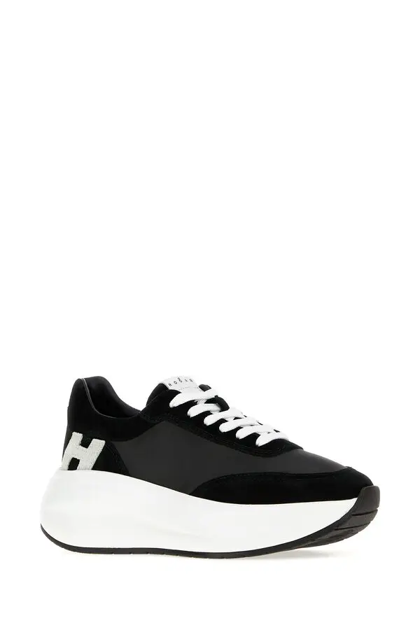 Hogan Leather And Suede Maxi I Active Sneakers