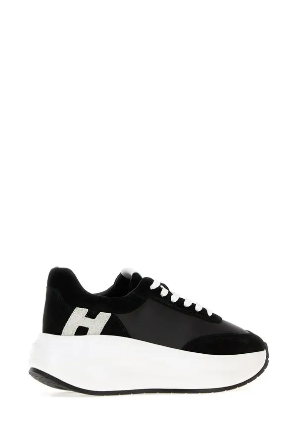 Hogan Leather And Suede Maxi I Active Sneakers