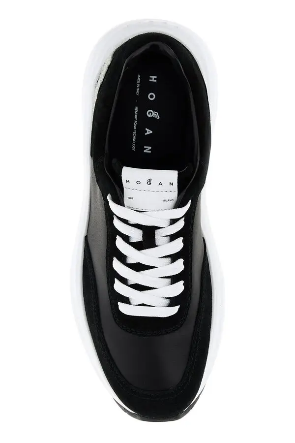 Hogan Leather And Suede Maxi I Active Sneakers