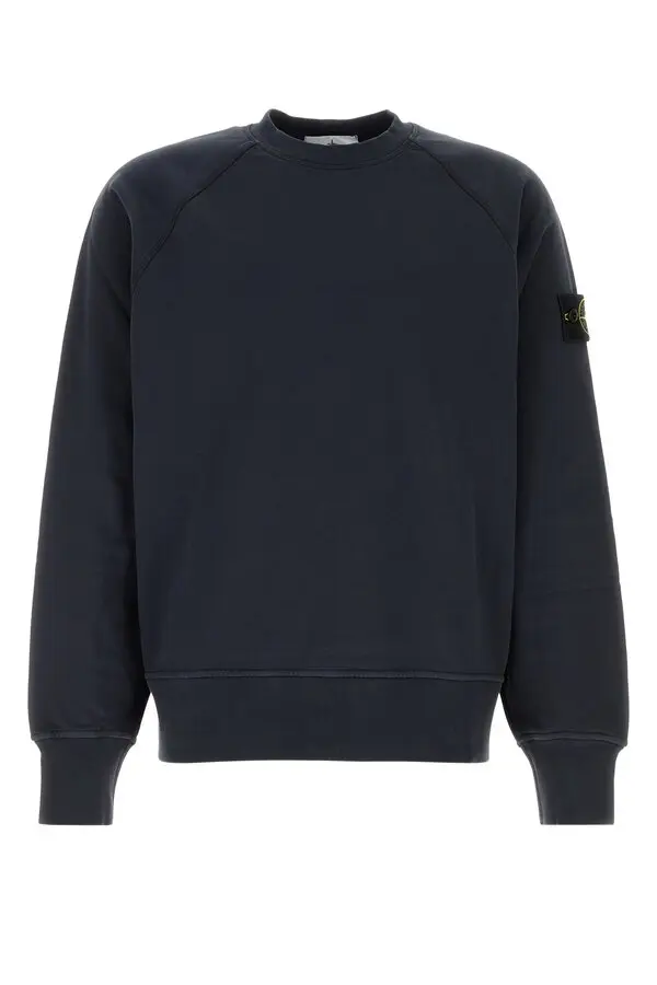 Stone Island Dark Cotton Sweatshirt
