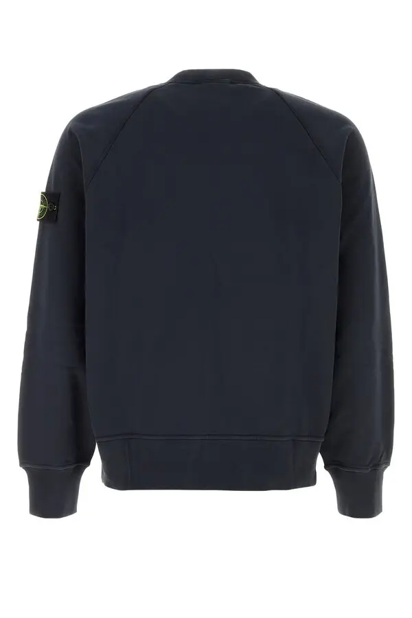 Stone Island Dark Cotton Sweatshirt