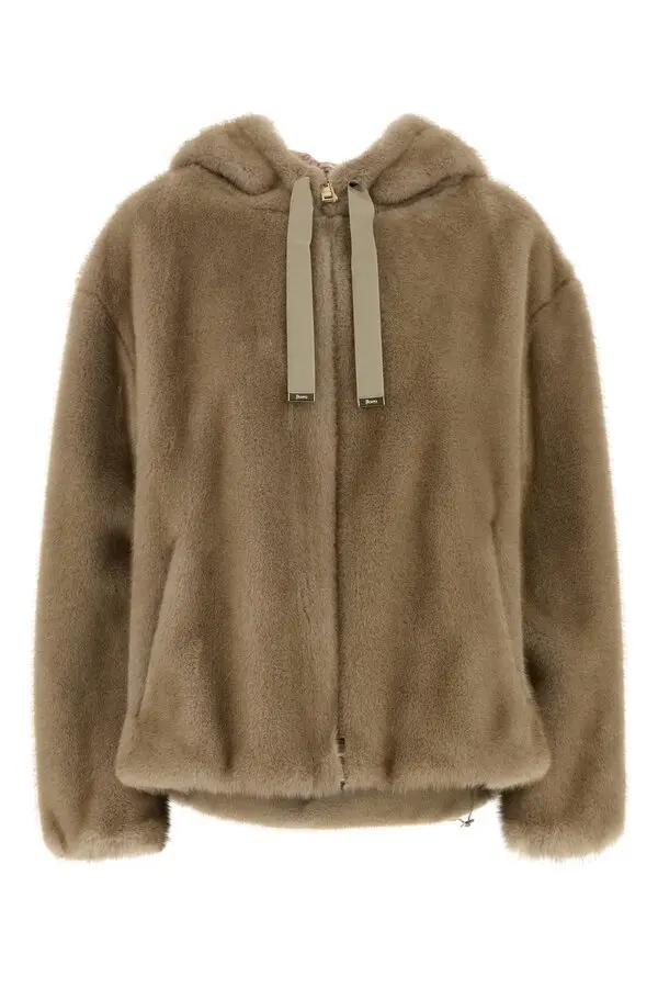 Herno Beige Eco Fur - Light Brown