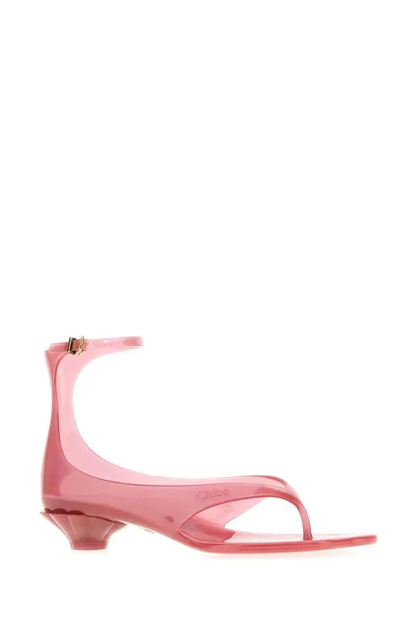 Chloé Dark Tpu Jelly Thong Sandals