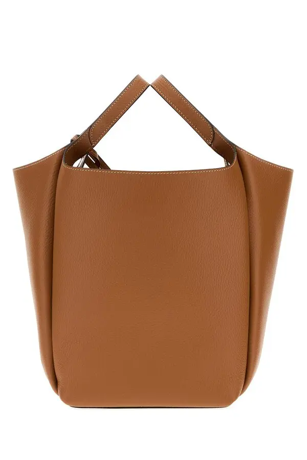 TOD'S Camel Leather Apa Bucket Bag