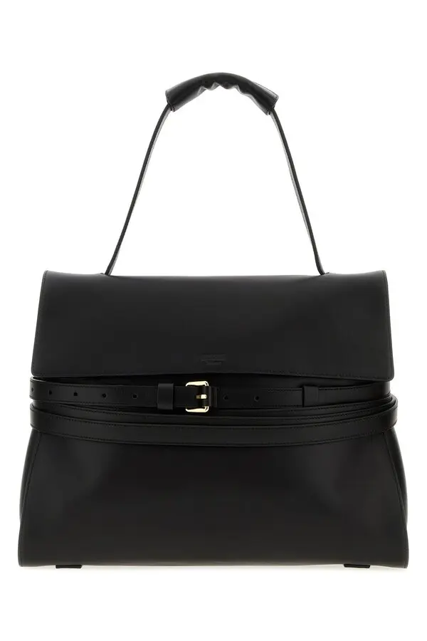 Moschino Leather Medium Tie Me Handbag