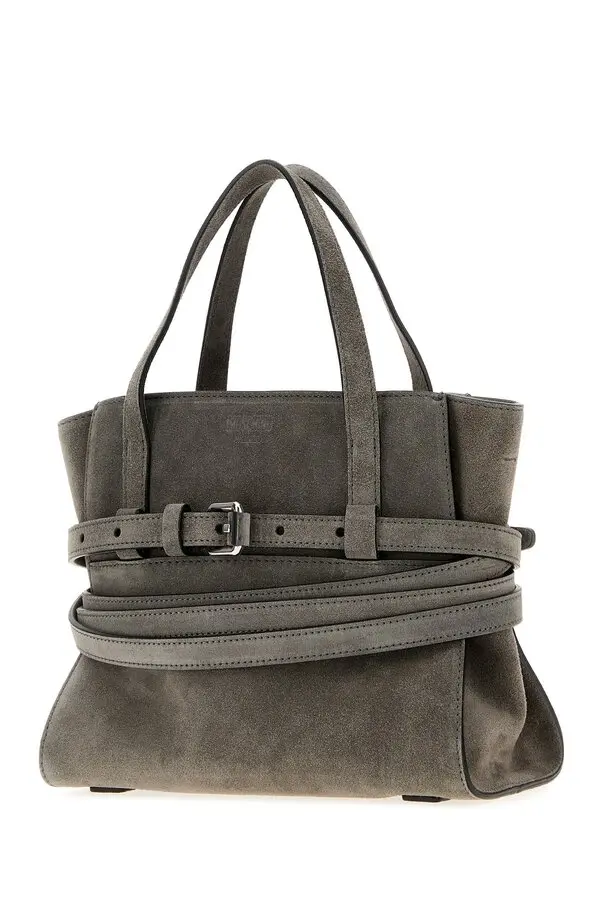 Moschino Suede Tie Me Handbag