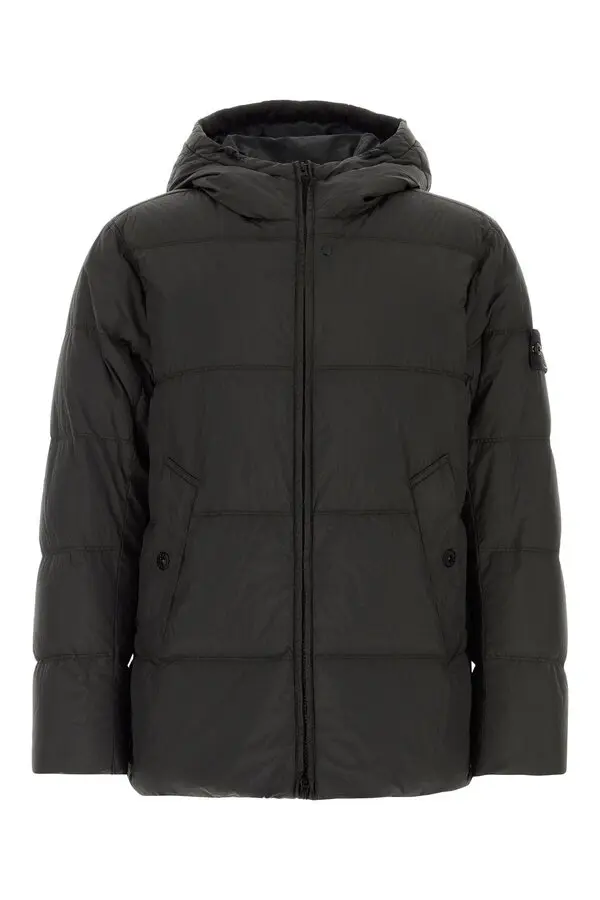 Stone Island Graphite Nylon Down Jacket