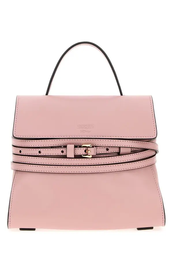 Moschino Nappa Leather Small Tie Me Handbag