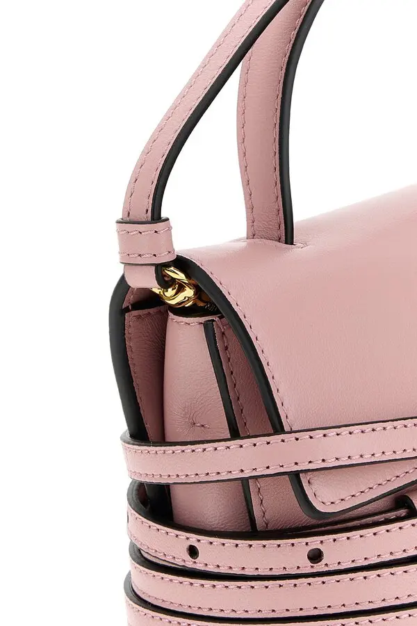 Moschino Nappa Leather Small Tie Me Handbag