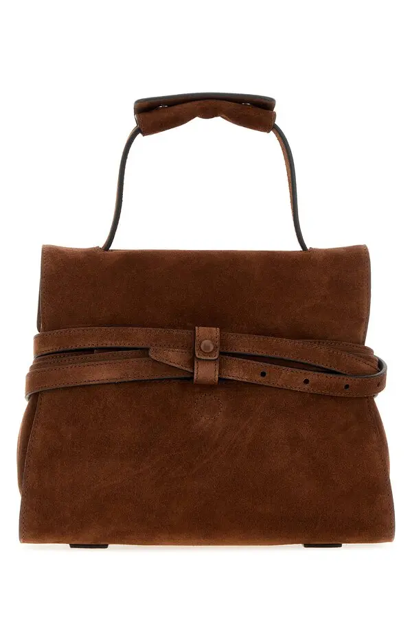 Moschino Suede Regular Tie Me Handbag