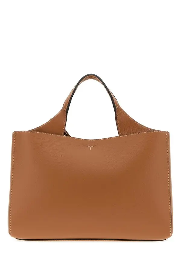 TOD'S Camel Leather Apa Handbag