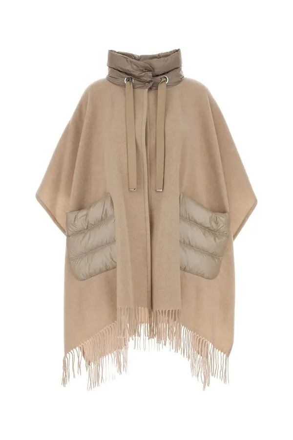 Herno Wool Blend Cape - Pink