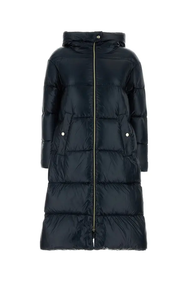 Herno Navy Nylon Down Jacket - Blue
