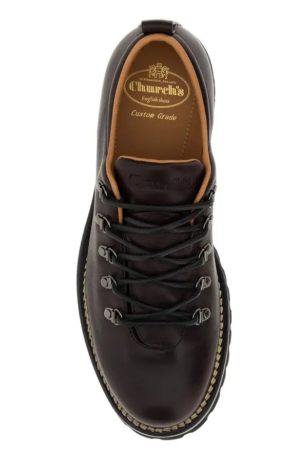 Church's Dark Leather Lace-up Shoes