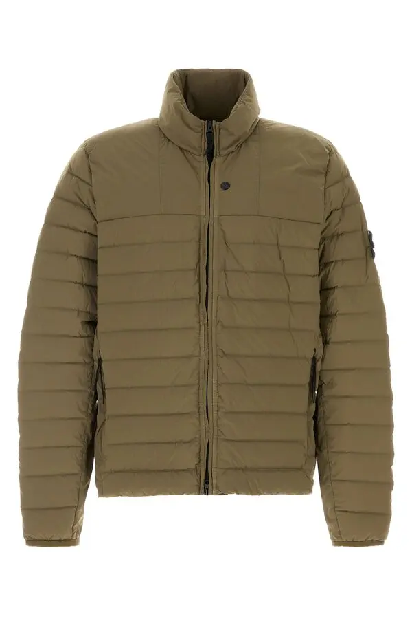 Stone Island Army Stretch Nylon Jacket
