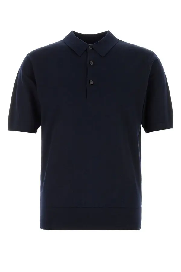 Dries Van Noten Navy Wool Murice Solo Shirt - Blue