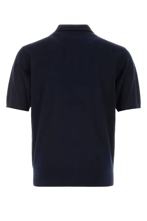 Dries Van Noten Navy Wool Murice Solo Shirt
