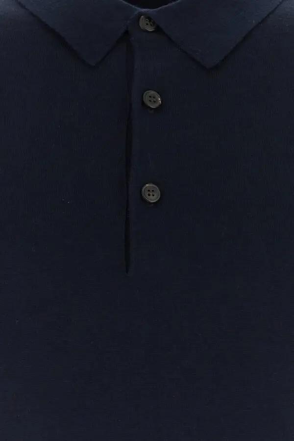 Dries Van Noten Navy Wool Murice Solo Shirt