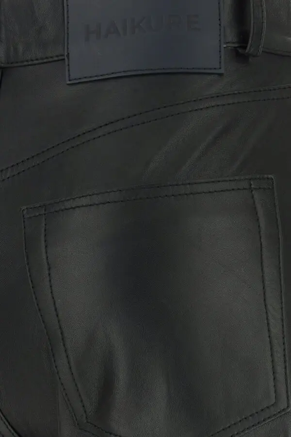 HAIKURE Back Leather Pant