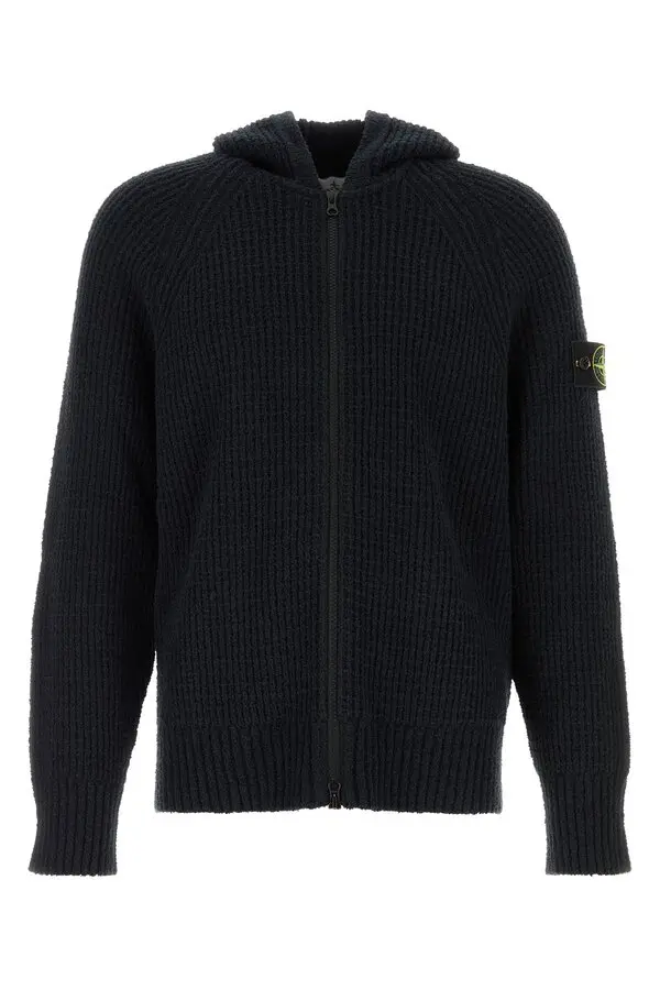 Stone Island Midnight Cotton Blend Sweatshirt - Blue