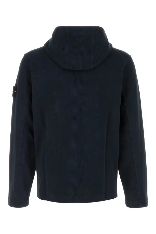 Stone Island Navy Cotton Sweatshirt