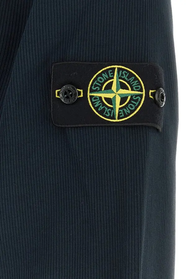 Stone Island Navy Cotton Sweatshirt