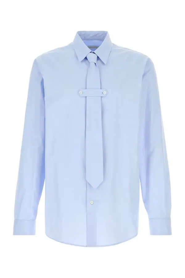 Dries Van Noten Light Cilian Poplin Shirt - Blue